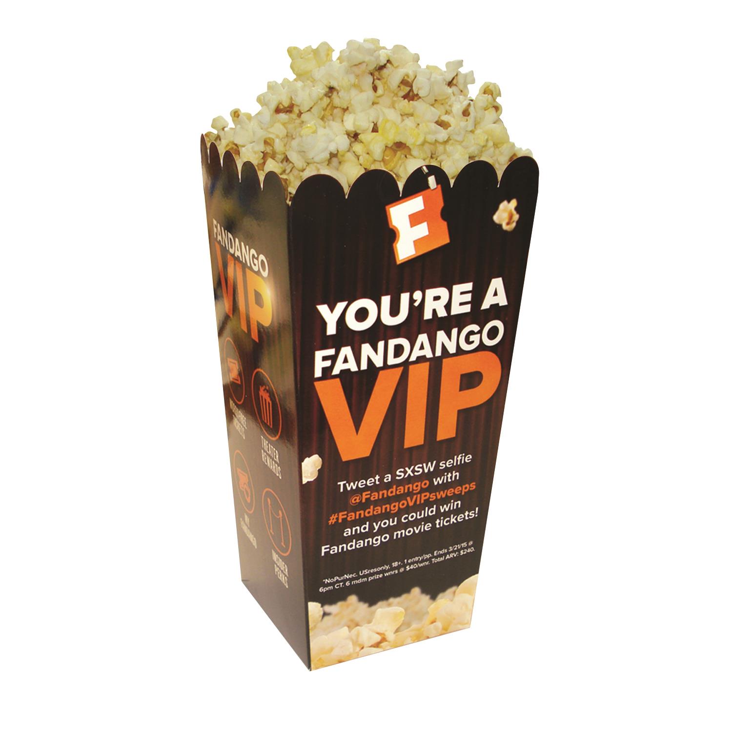 PSB-05D Full Color Large Scoop Style Popcorn Box