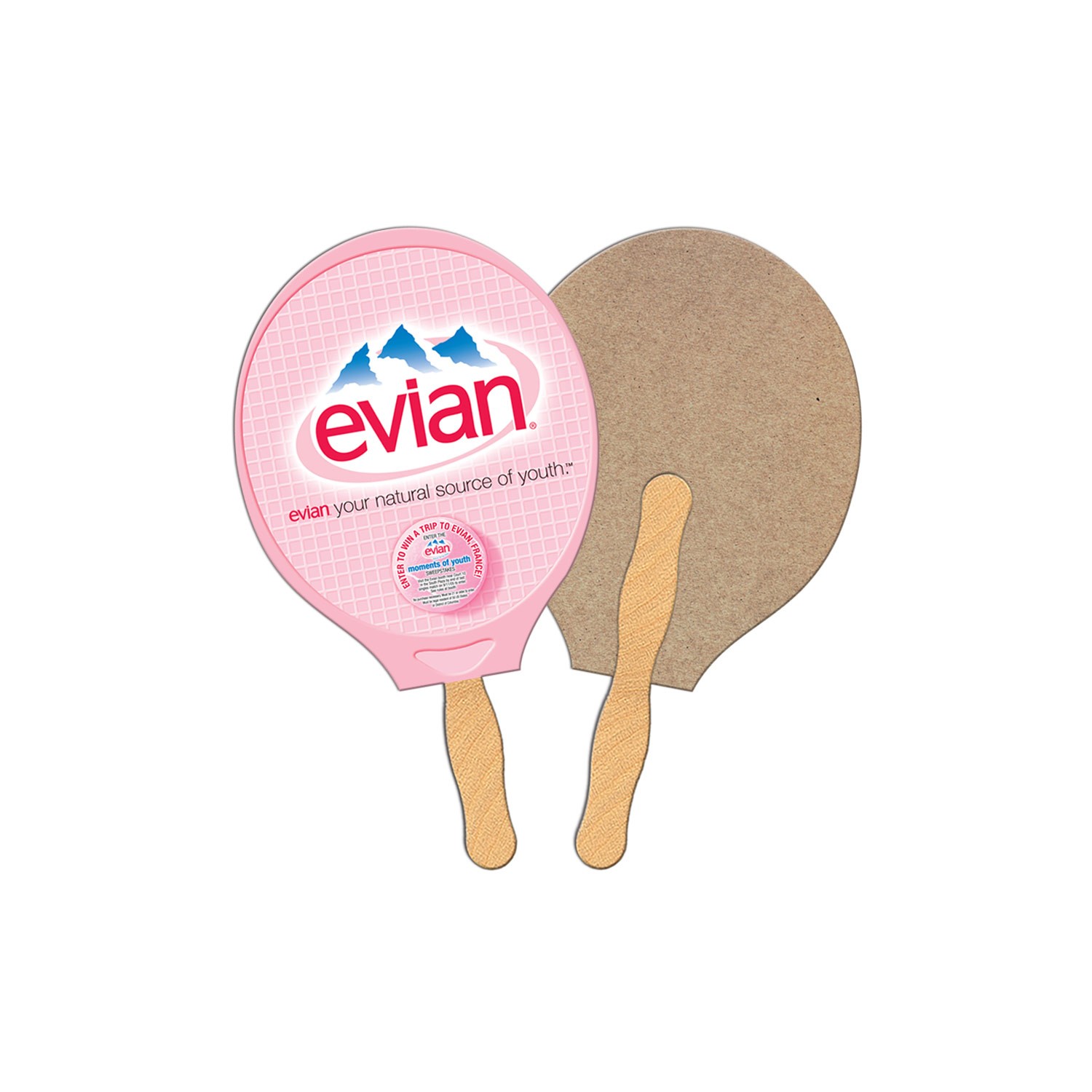 RS-25 Racket Recycled Hand Fan